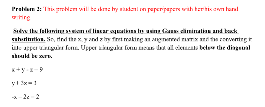 Solved No MATLAB codes will be needed to submit. So, please | Chegg.com