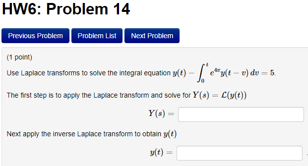 Solved HW6: Problem 14 Previous Problem Problem List Next | Chegg.com