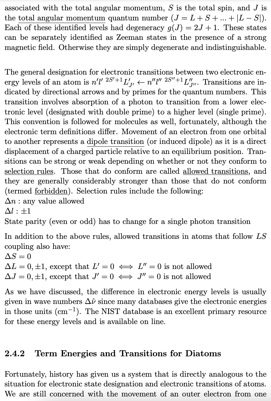 Solved 1. In section 2.4 of the typeset notes, information | Chegg.com