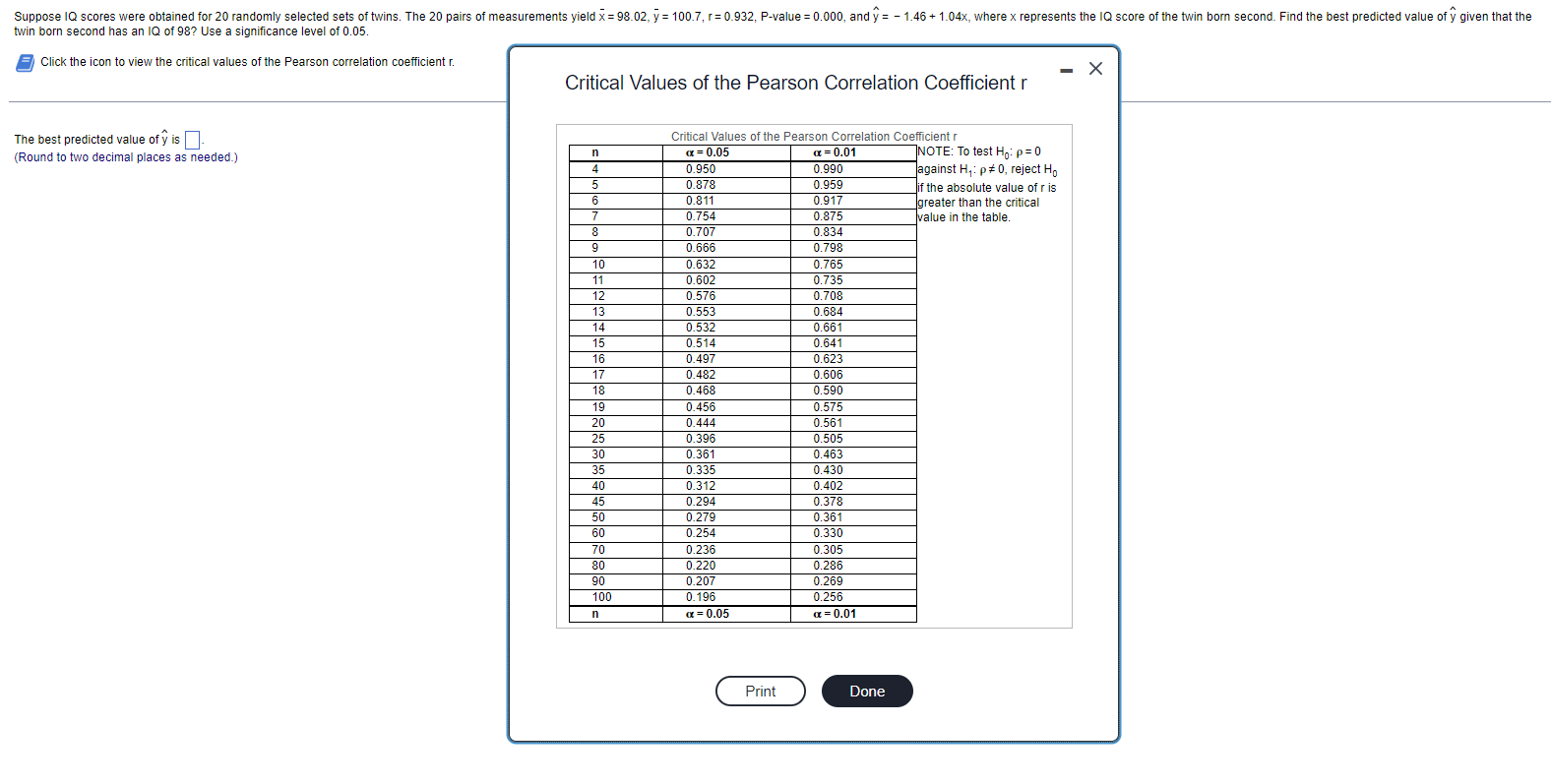 Solved twin born second has an IQ of 98 ? ﻿Use a | Chegg.com