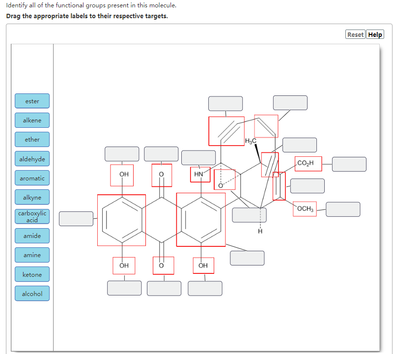 Solved Identify all of the functional groups present in this | Chegg.com