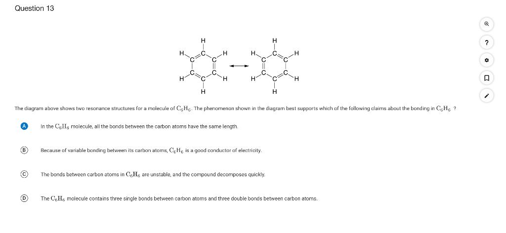 Solved The diagram above shows two resonance structures for | Chegg.com