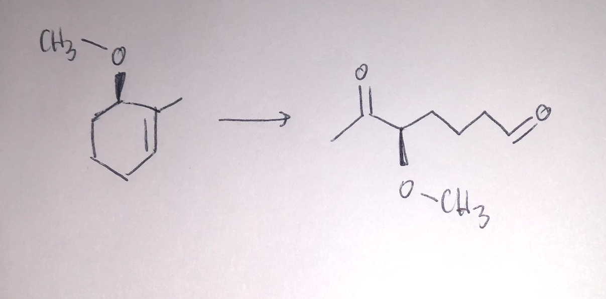 Solved Show ALL steps of mechanism using O3, O2, and Me2S as | Chegg.com
