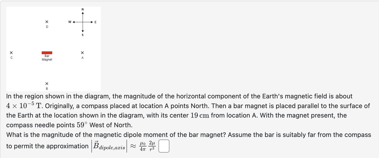 Solved In the region shown in the diagram, the magnitude of | Chegg.com