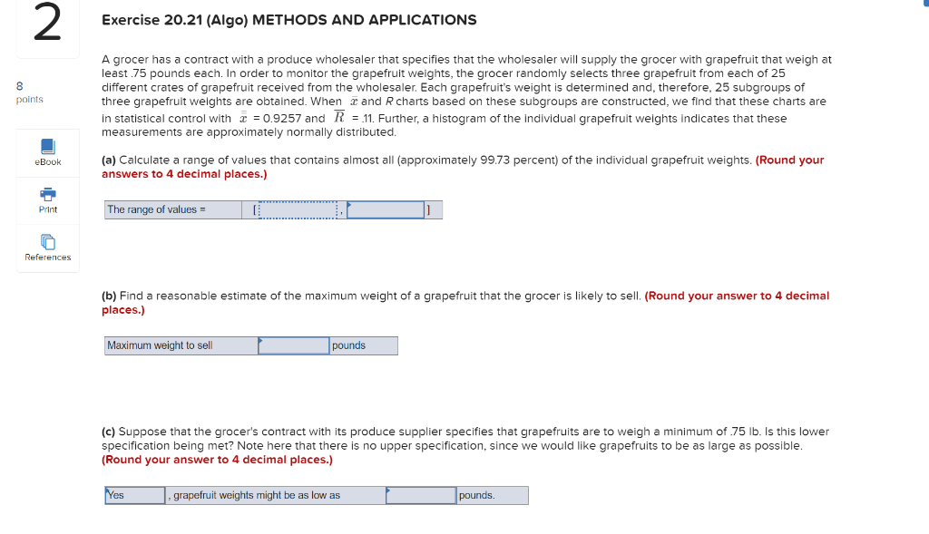 Solved Exercise 20.21 (Algo) METHODS AND APPLICATIONS A | Chegg.com