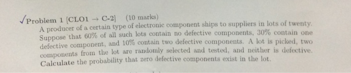 Solved /Problem 1 [CL01 → C-21 (10 marks) A producer of a | Chegg.com