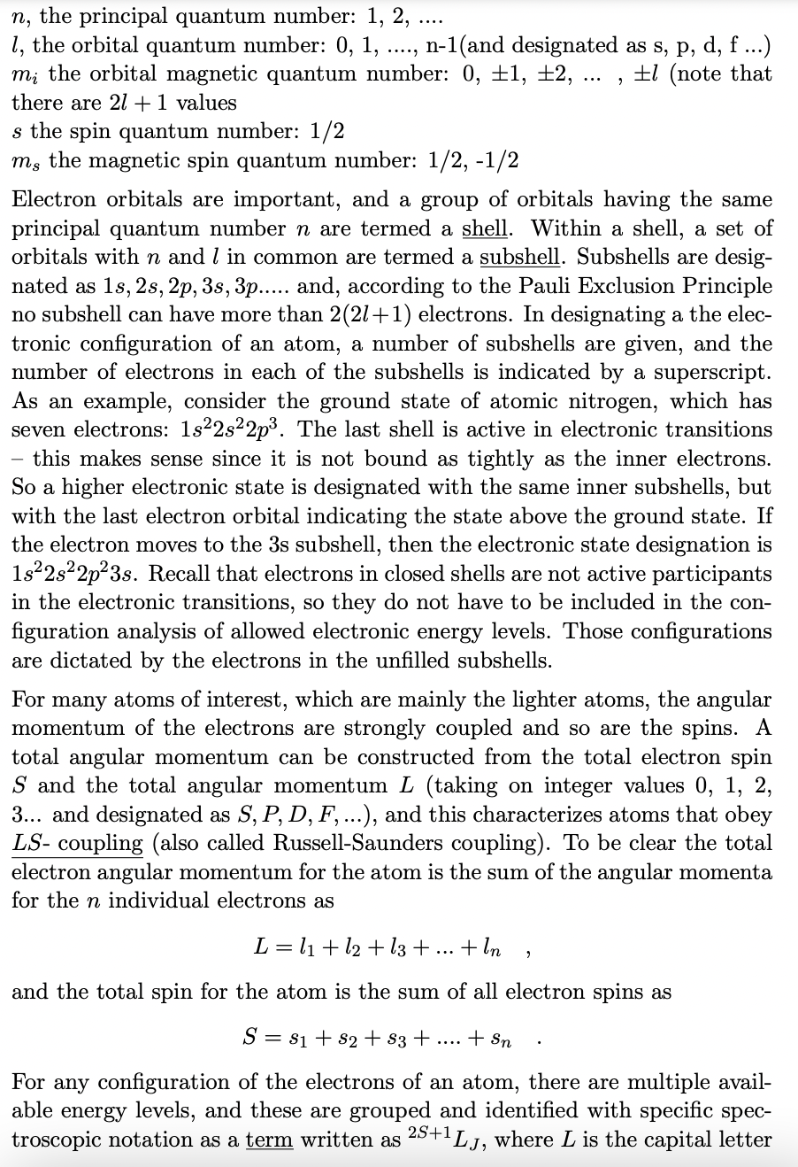 Solved 1. In section 2.4 of the typeset notes, information | Chegg.com