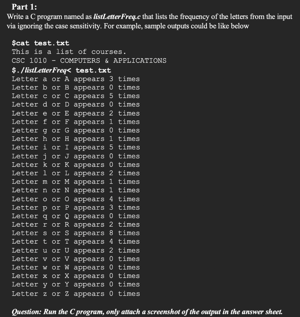 Solved Please attach a screenshot of the output please I | Chegg.com