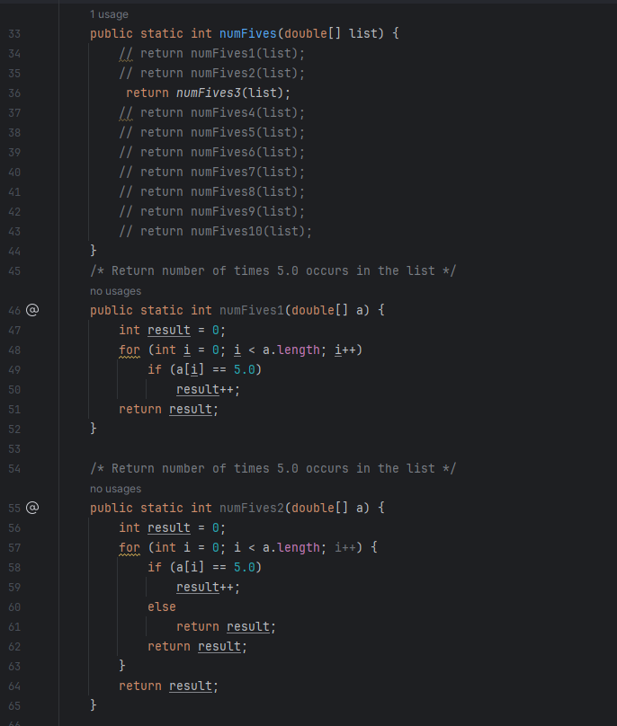 Solved In Java, please show what bugs are preventing the | Chegg.com