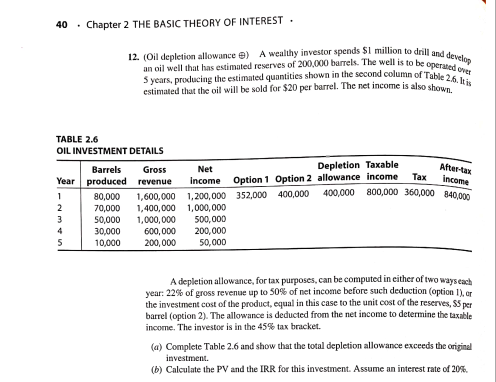 Solved 40 - Chapter 2 THE BASIC THEORY OF INTEREST . 12. | Chegg.com