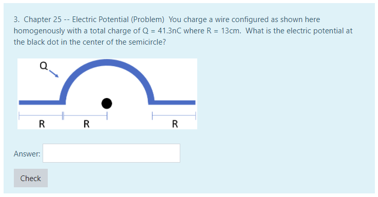 Solved 3. Chapter 25 -- Electric Potential (Problem) You | Chegg.com