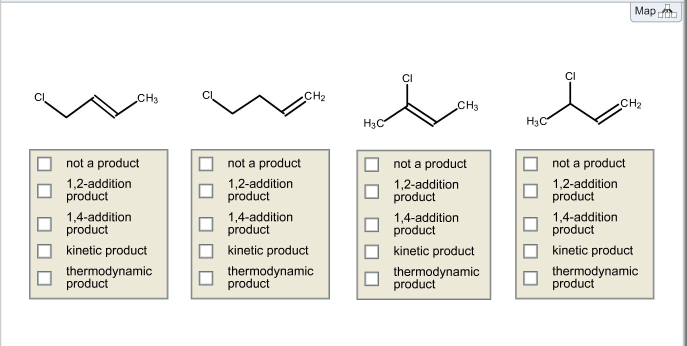 Map CH3 CH3 CH2 V H3C H3 CV not a product | Chegg.com