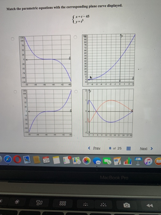 Solved Match the parametric equations with the corresponding | Chegg.com Solved Match the parametric equations with the corresponding | Chegg.com