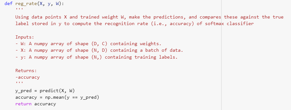 Task 2: Multinomial logistic regression (softmax | Chegg.com