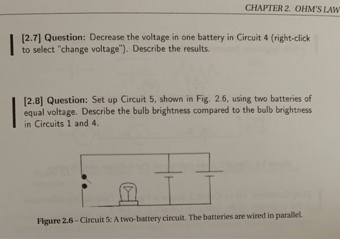 Solved [2.2] Question: Set up Circuit 1, shown in Fig. 2.2. | Chegg.com