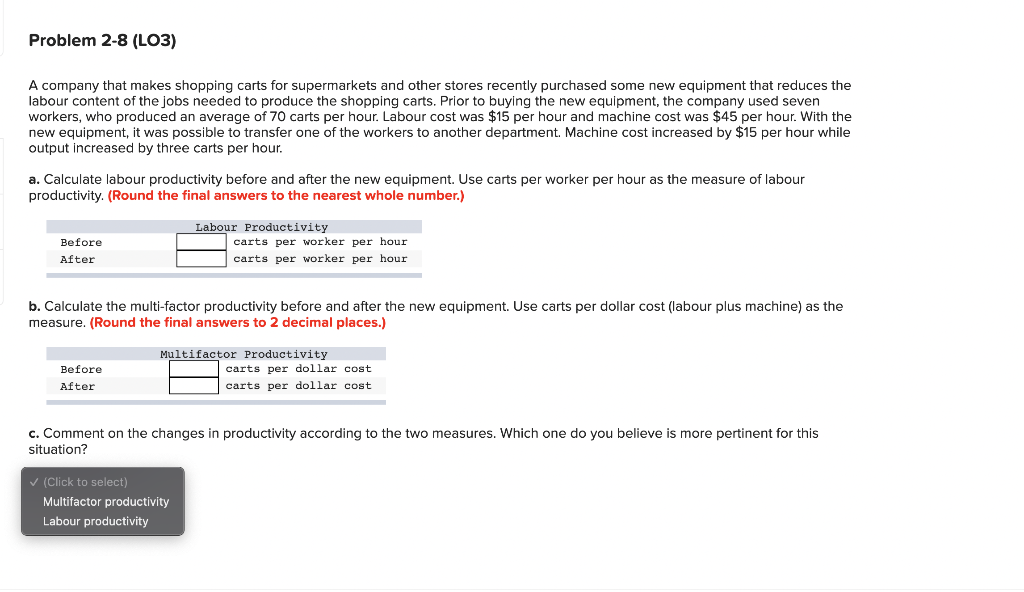 Solved The following table shows the output of the past four | Chegg.com
