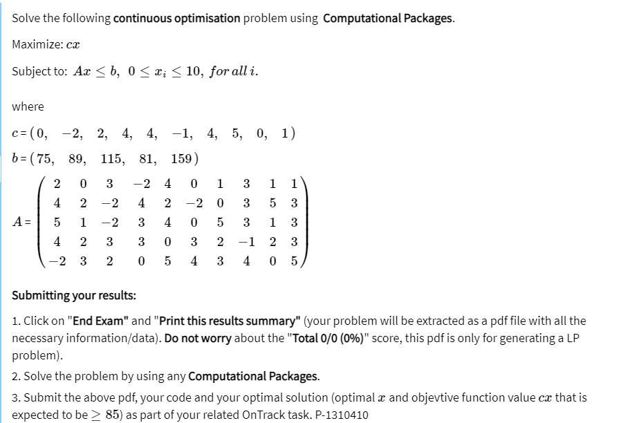 Solved this is all i got (python with pulp to solve) already | Chegg.com