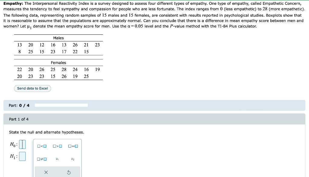 Solved Empathy: The Interpersonal Reactivity Index is a | Chegg.com