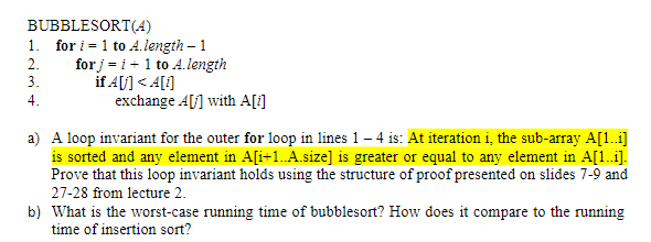 Solved Bubble Sort Is A Popular But Inefficient Sorting 