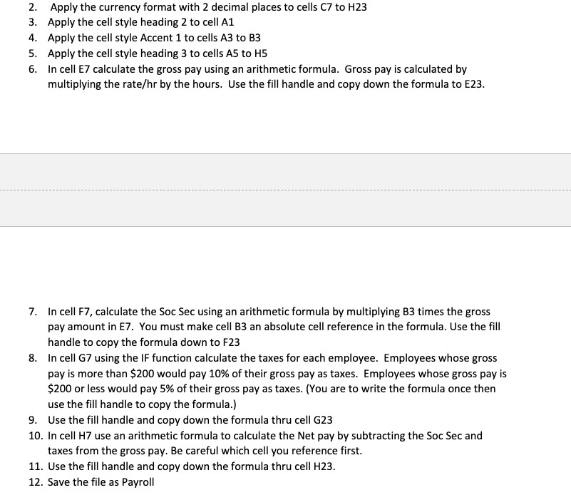 Solved 1. Enter the following data as shown into a new Excel | Chegg.com