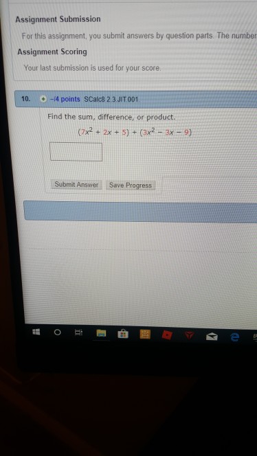 Solved Assignment Submission For this assignment, you submit | Chegg.com