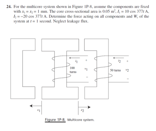 Solved 24. For the multicore system shown in Figure 1P-8, | Chegg.com