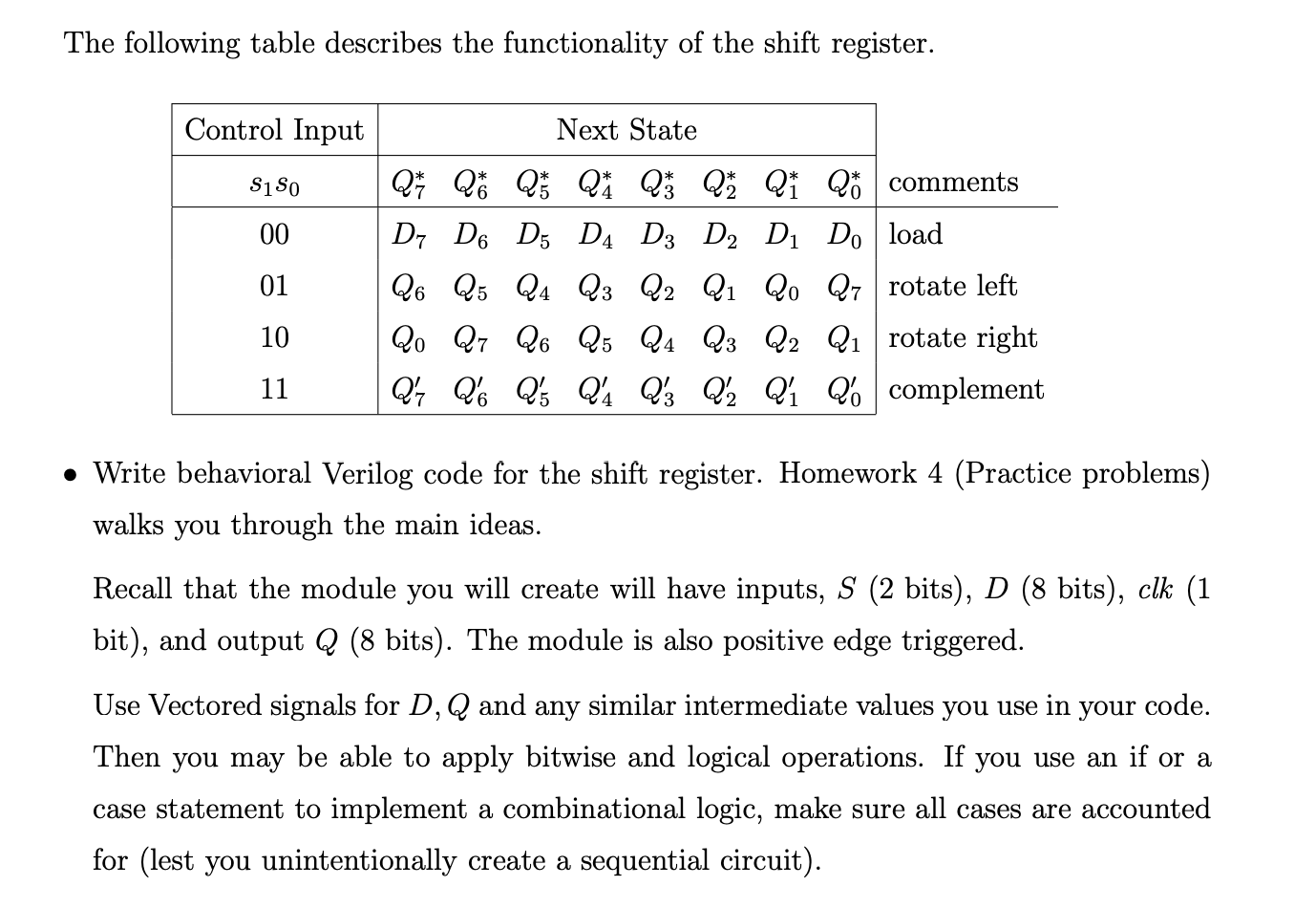 Solved The following table describes the functionality of | Chegg.com