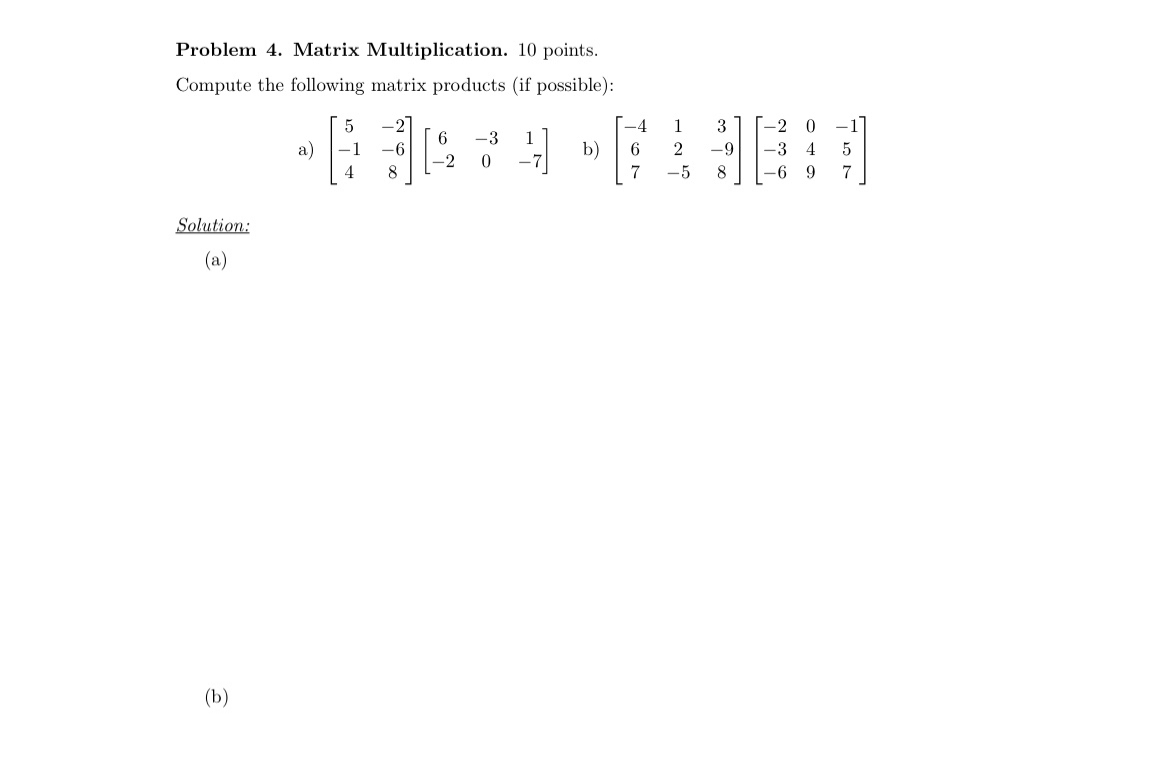 Solved Please help this is for Finite Math. Problem 4. | Chegg.com