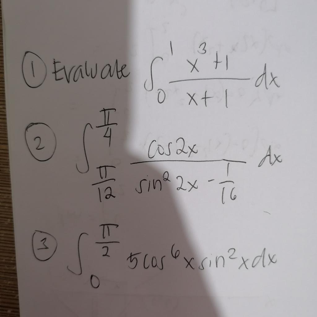 Solved © Evaluate Xti dx ㅆ 0 Xt I 2 Cosax T ㅠ 1a Sin2x T AX | Chegg.com
