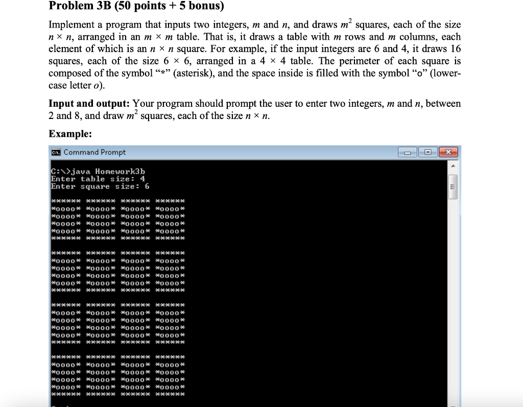 Solved Problem 3B (50 points + 5 bonus) Implement a program | Chegg.com