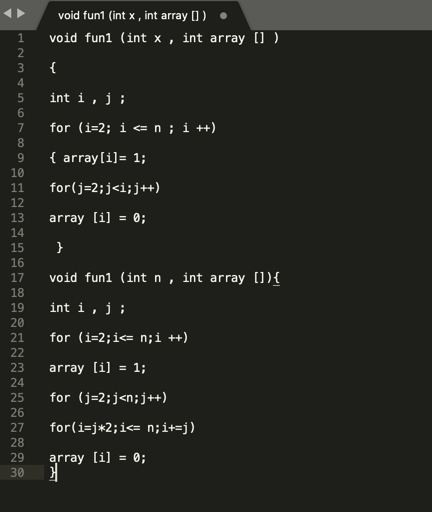 Solved void funt (int x, int array ( ) void fun1 (int x, int | Chegg.com
