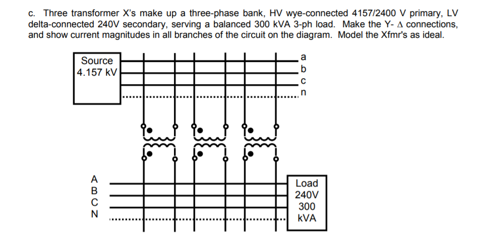 Solved a. Given an ideal 3-winding single-phase transformer | Chegg.com
