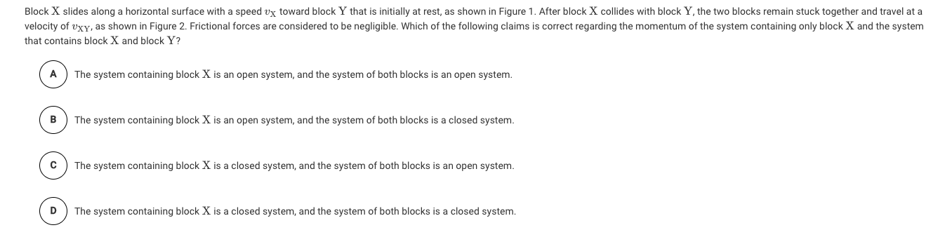 Solved Block X Block Y M Figure 1. Before the collision | Chegg.com