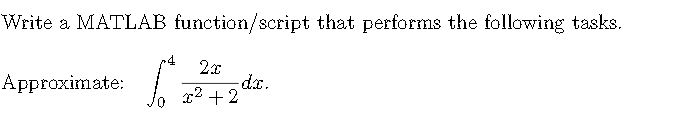 Solved Write a MATLAB function/script that performs the | Chegg.com