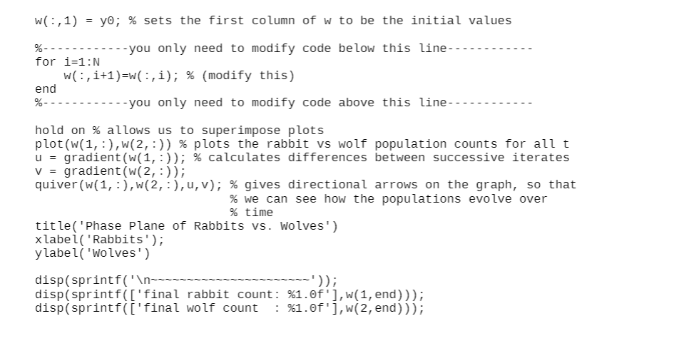 Solved % % Complete this program to perform the explicit | Chegg.com