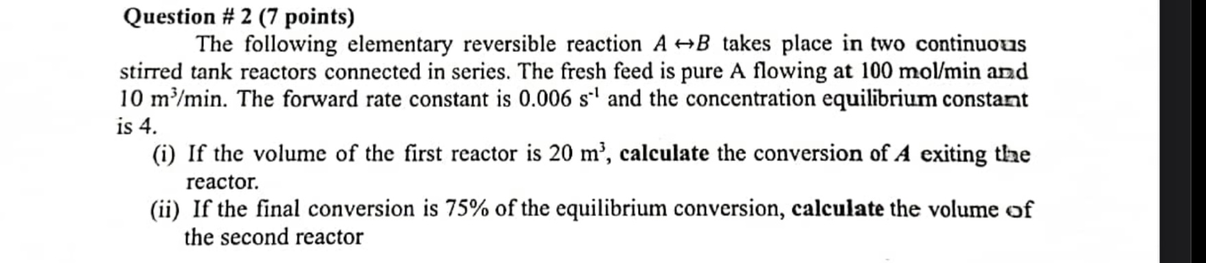 Solved Question # 2 (7 ﻿points)The following elementary | Chegg.com