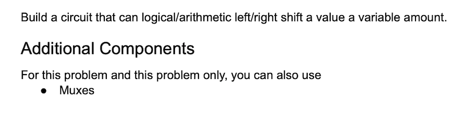 Build a circuit that can logical/arithmetic | Chegg.com