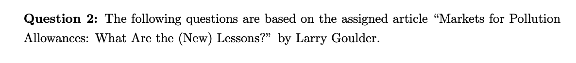 Solved Question 2: The following questions are based on the | Chegg.com