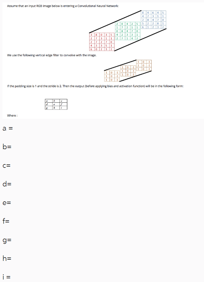 Solved Assume that an input RGB image below is entering a | Chegg.com