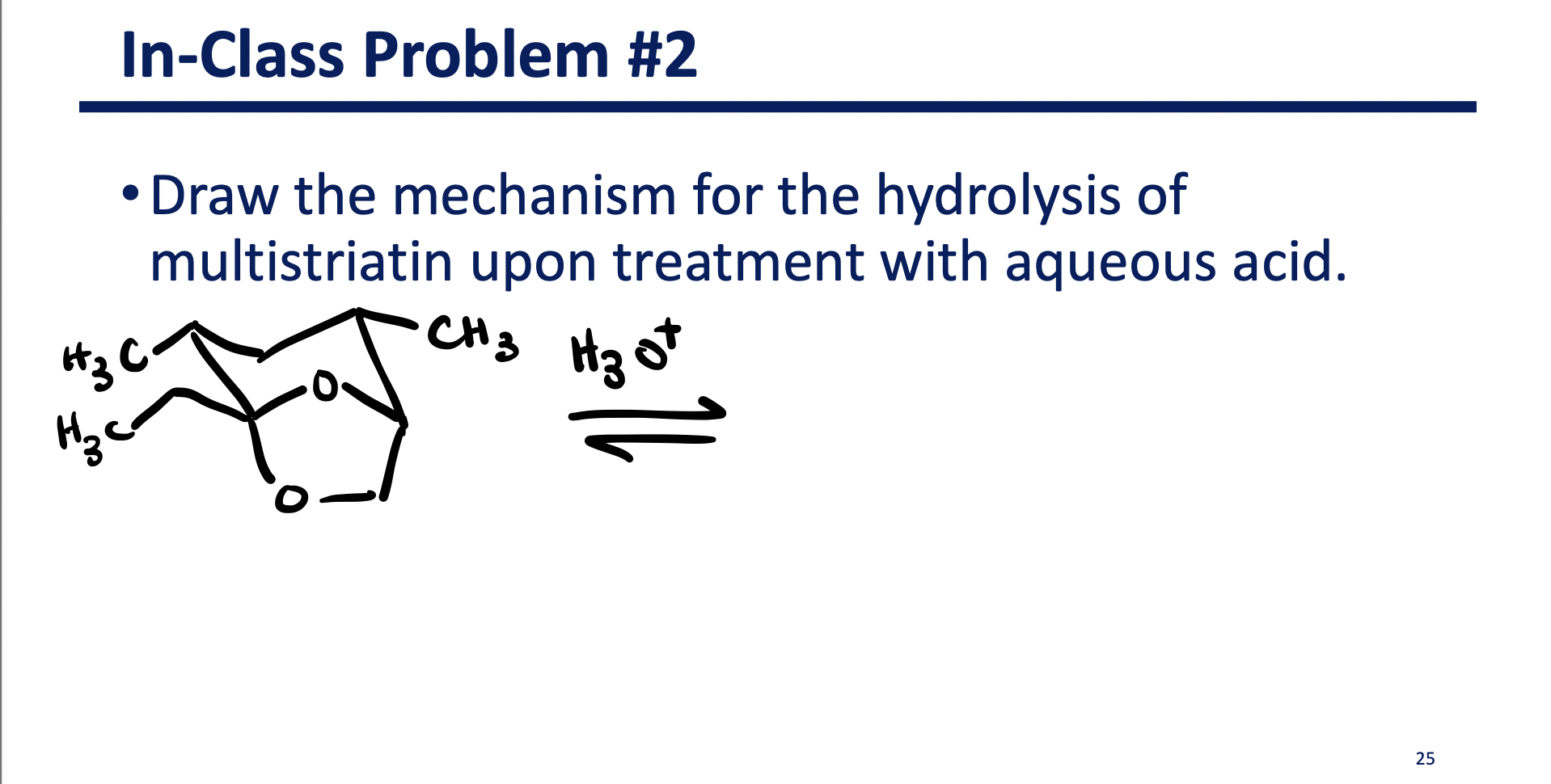 Solved In-Class Problem #1 • Predict the product of the | Chegg.com