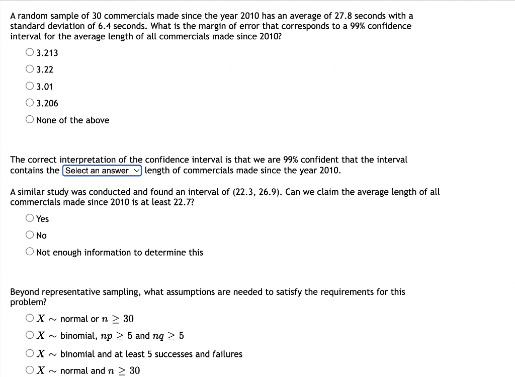 Solved The blank choices are: actual proportion, sample | Chegg.com