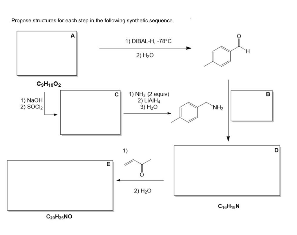 Solved Propose structures for each step in the following | Chegg.com