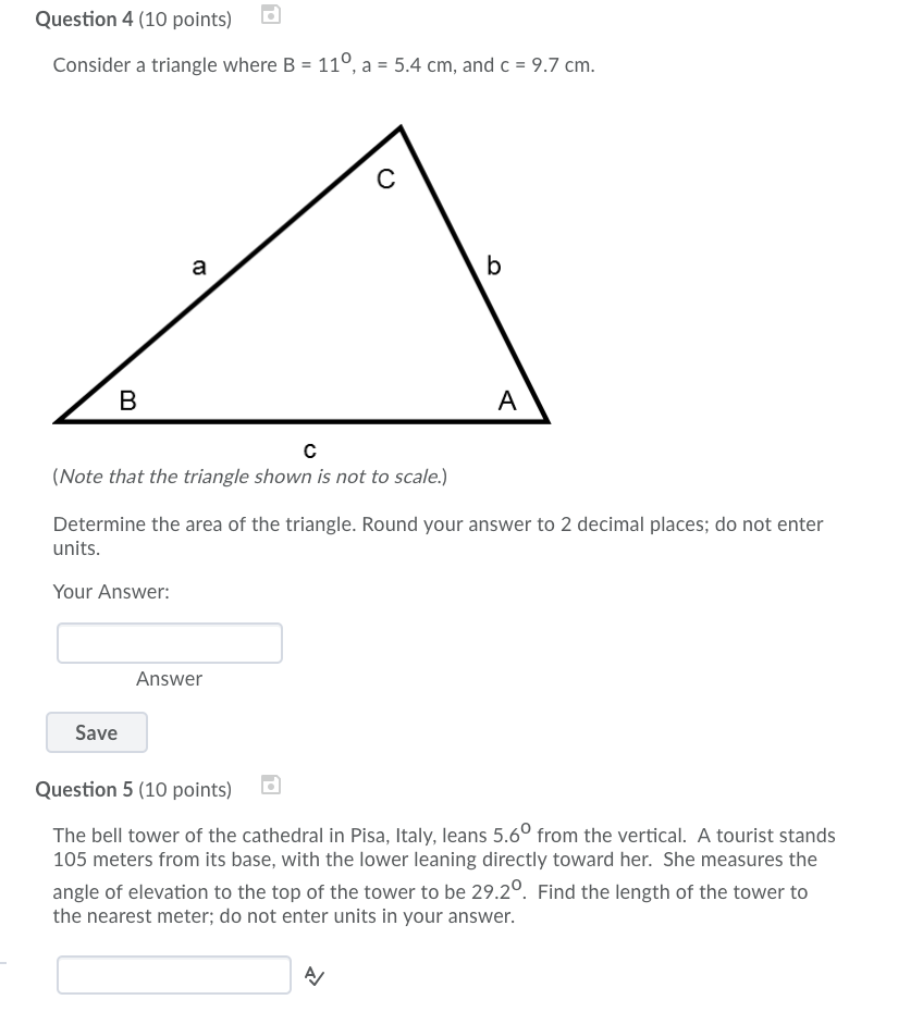 Solved Question 4 (10 points) Consider a triangle where B | Chegg.com Solved Question 4 (10 points) Consider a triangle where B | Chegg.com
