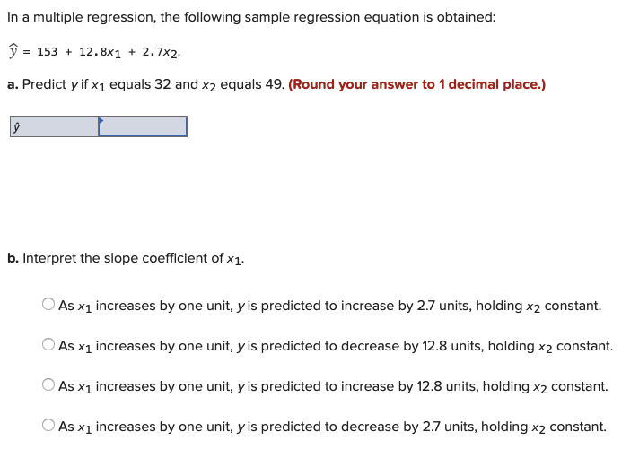 Solved In a multiple regression, the following sample | Chegg.com
