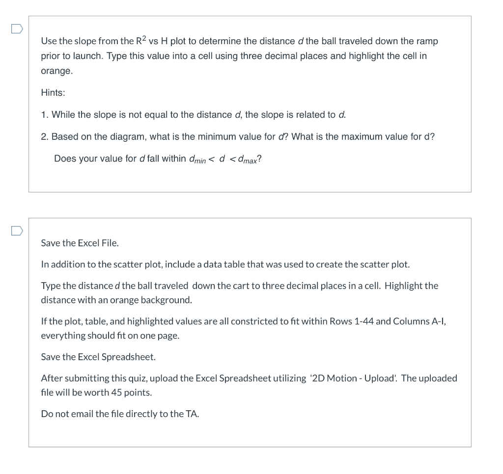 Solved Using the same setup as in part 1, we will now launch | Chegg.com