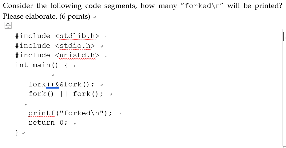 Solved Consider the following code segments, how many | Chegg.com