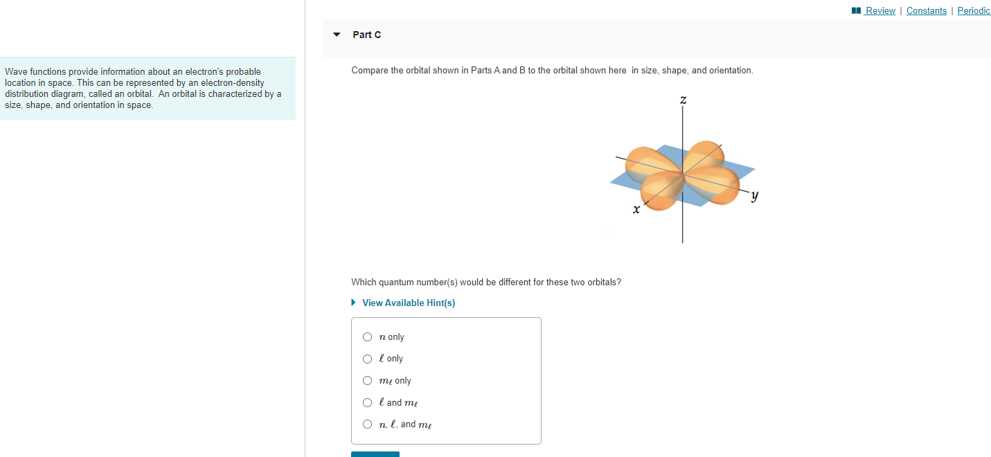 Solved Wave Functions Provide Information About An