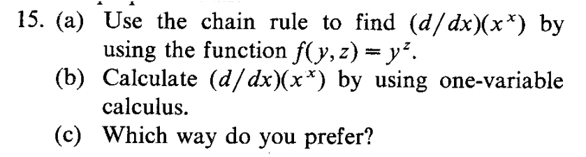 Solved 15. (a) Use the chain rule to find (d/ dx)(x+) by | Chegg.com