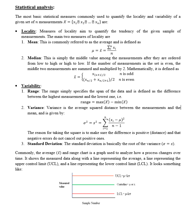 Statistical analysis: The most basic statistical | Chegg.com