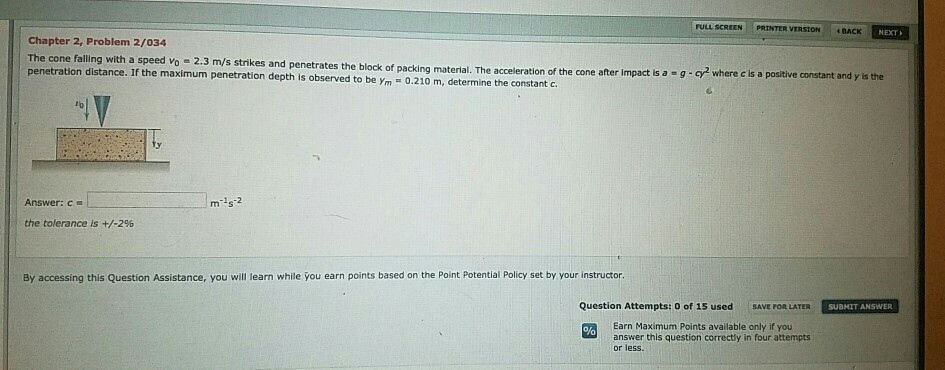 Solved FULL SCREEN PRINTER VERSION 4 BACK NEXT Chapter 2. | Chegg.com